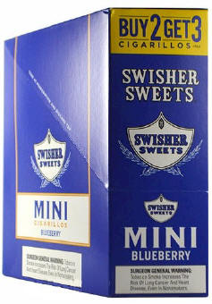 Swisher Sweets Mini Blueberry Cigarillo Cigars | Advantage Services