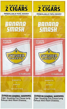 Swisher Sweets Cigarillos Banana Smash Cigars | Advantage Services