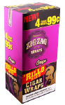 Zig Zag Grape Rillo Cigar Wraps | Advantage Services